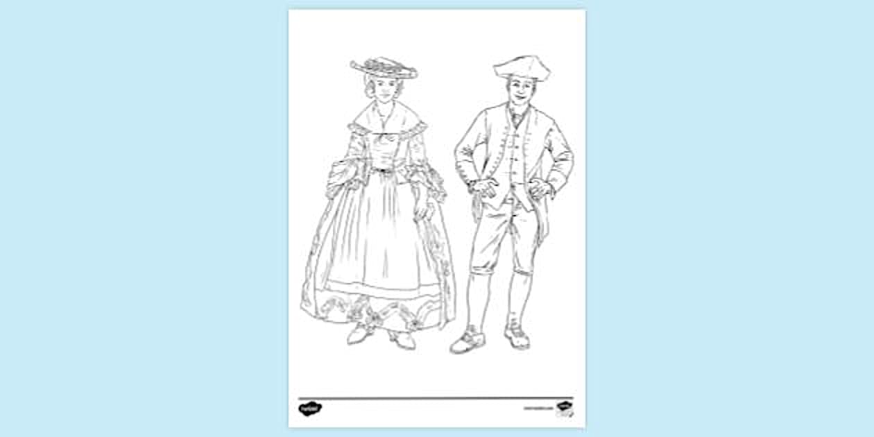 British Colonial Colouring Sheet | Colouring Sheets - Twinkl