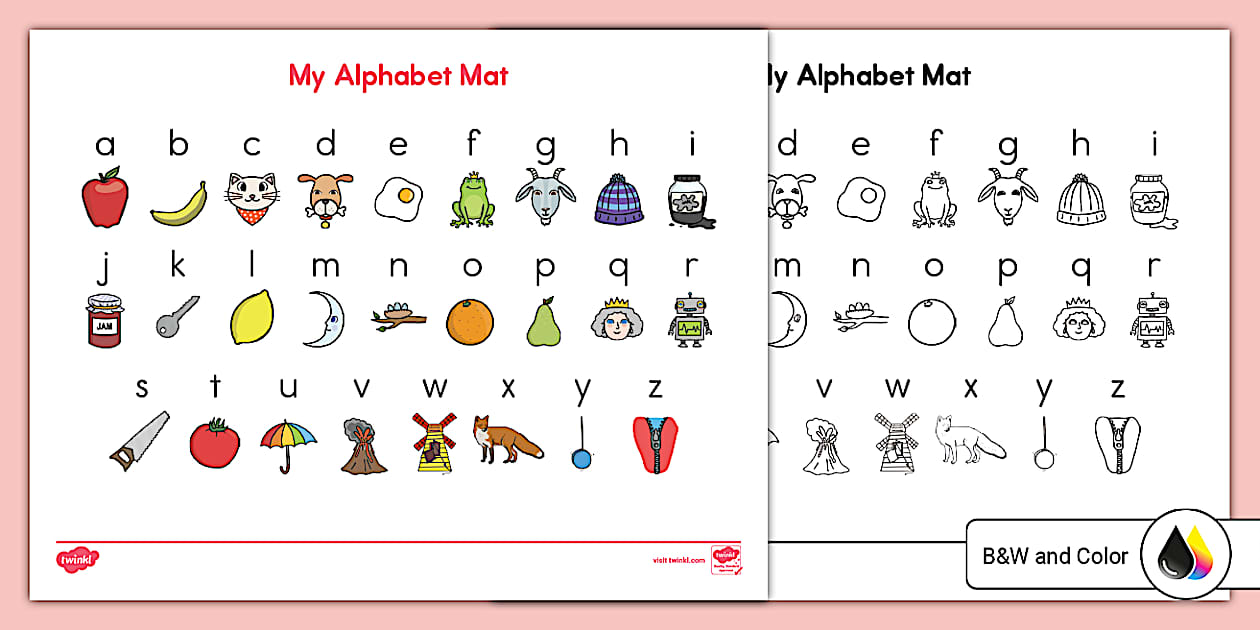 A-Z Alphabet Mat (creat de profesori) - Twinkl