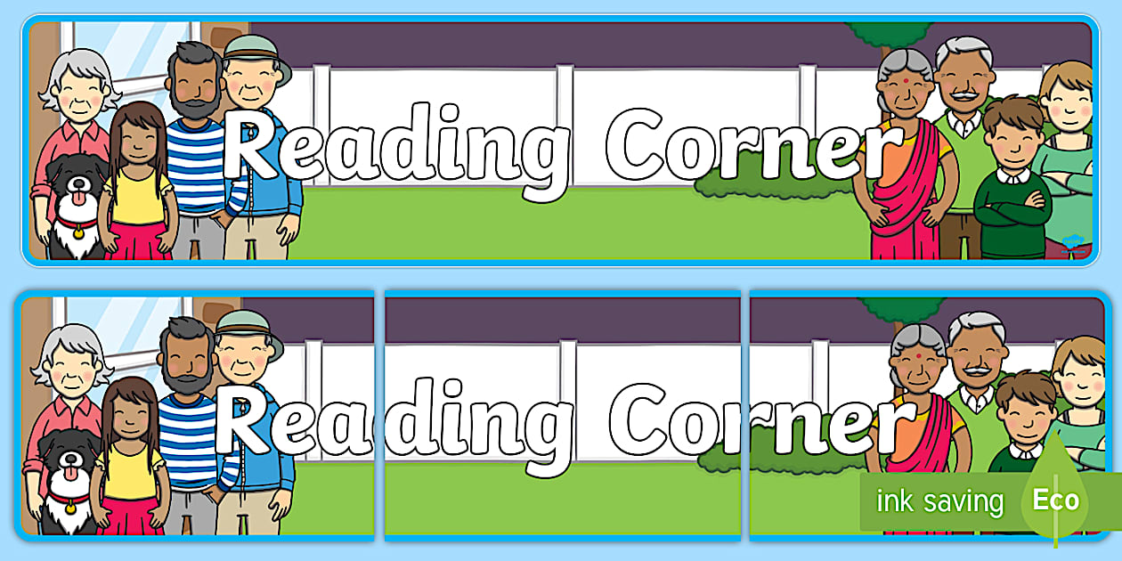 Twinkl Phonics Reading Corner Display Banner (teacher made)