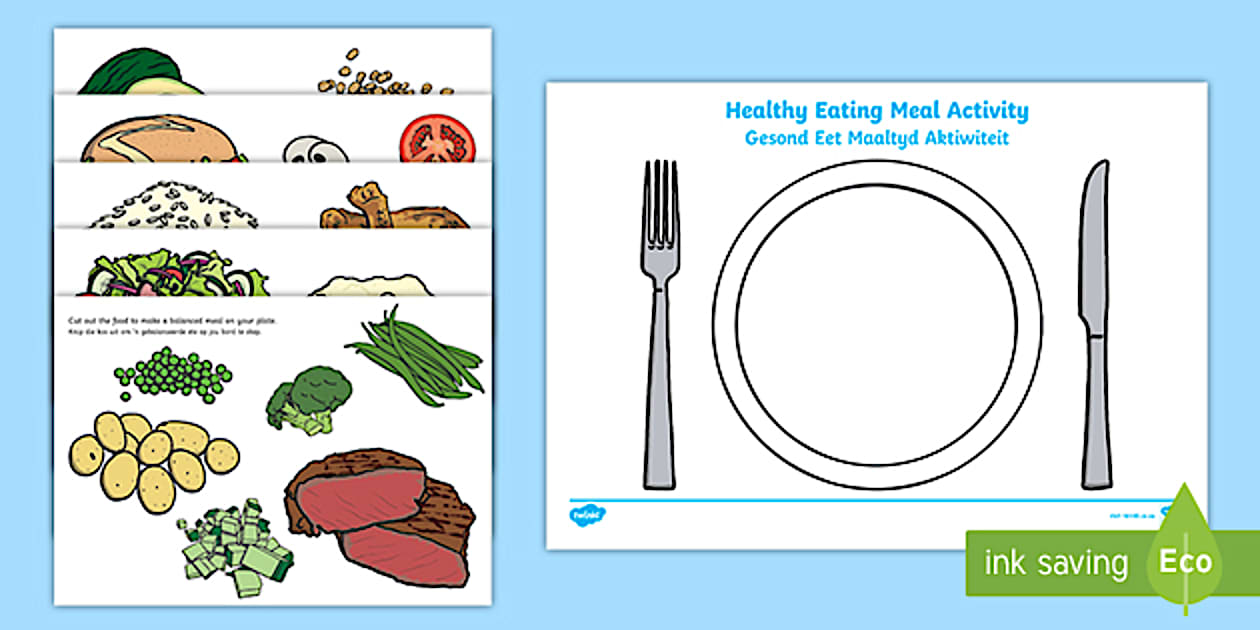 Healthy Eating Meal Activity - Twinkl