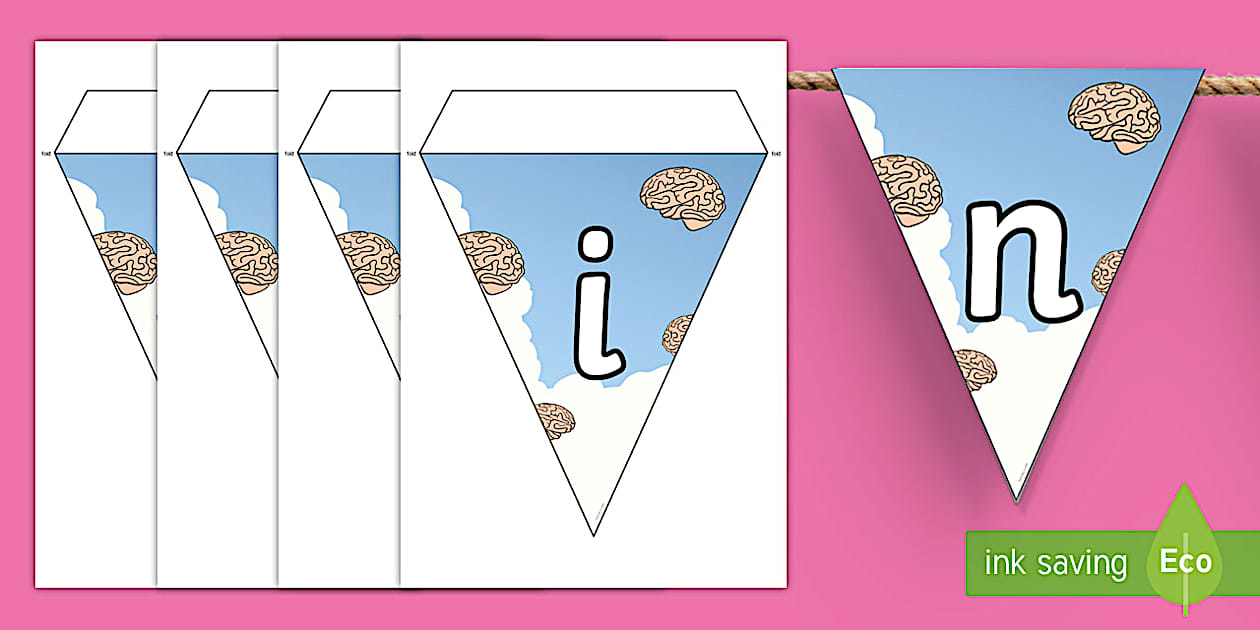 Brainwave Display Bunting (teacher made) - Twinkl