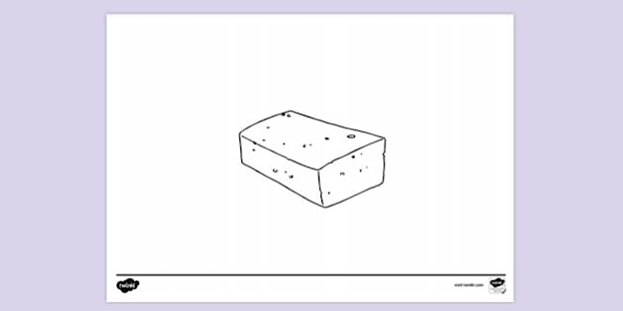 Choose Sponge Colouring | Colouring Sheets