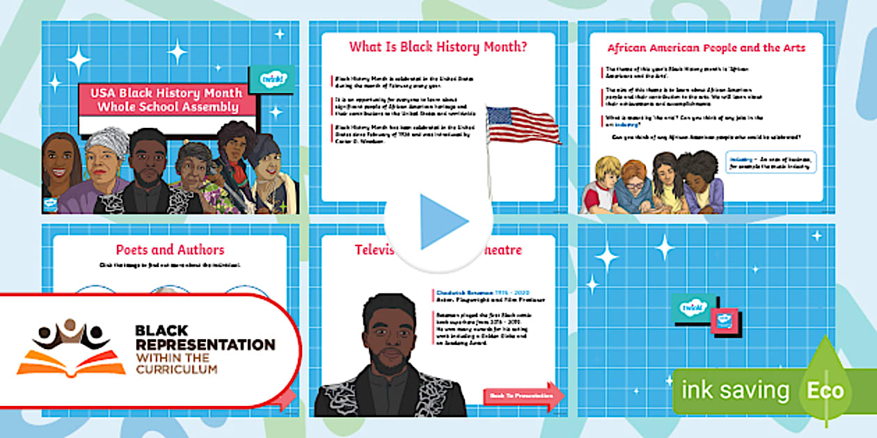 Black History Month in the USA Whole School Assembly Twinkl