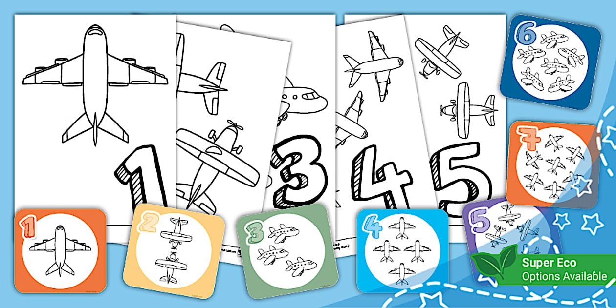 Plane Count and Colour Pack | Parents Baby & Pregnancy