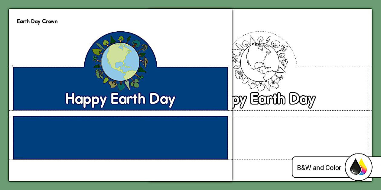 Earth Day Crown