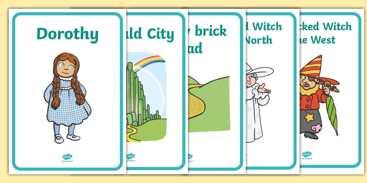 Wizard of Oz Display Posters (teacher made) - Twinkl