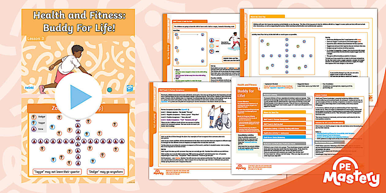 PE Mastery: Year 2 Health and Fitness L3 - Buddy For Life!
