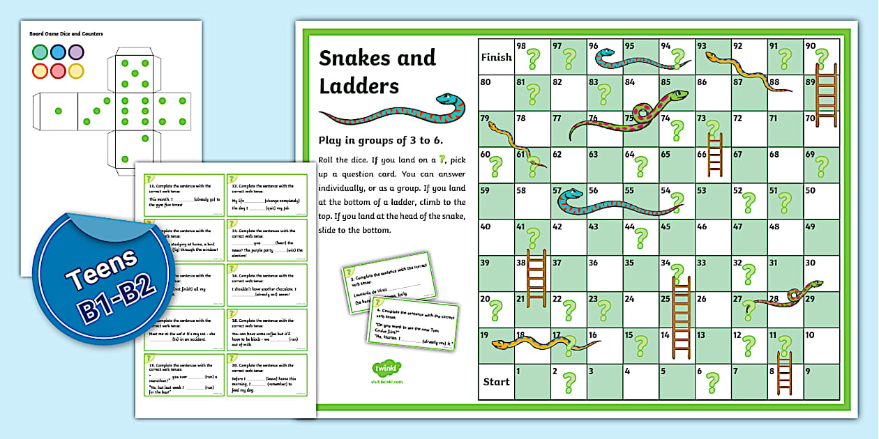 ESL Game: Present Perfect and Past Simple [Teens, B1-B2]