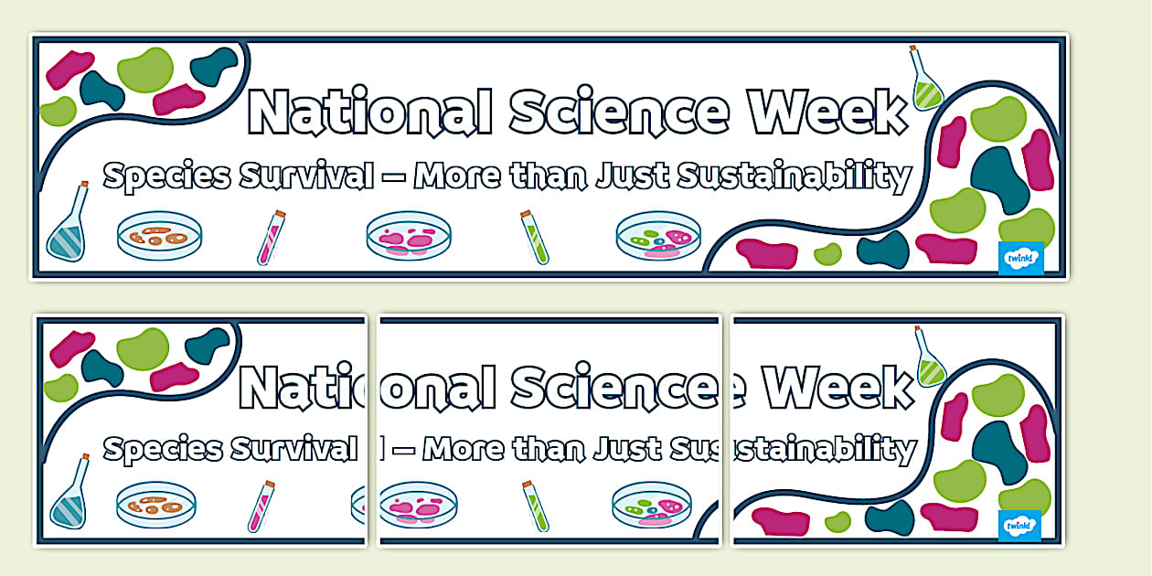 National Science Week Display Banner (teacher made) - Twinkl