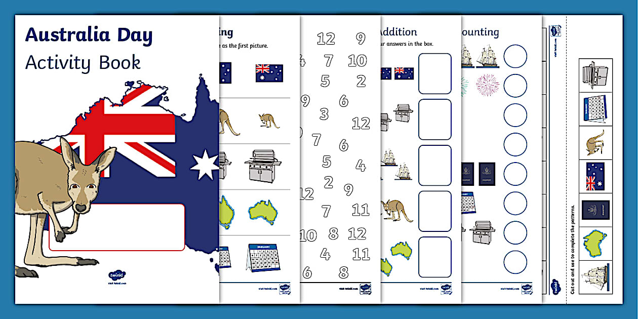Australia Day Worksheets Booklet - Primary Resources