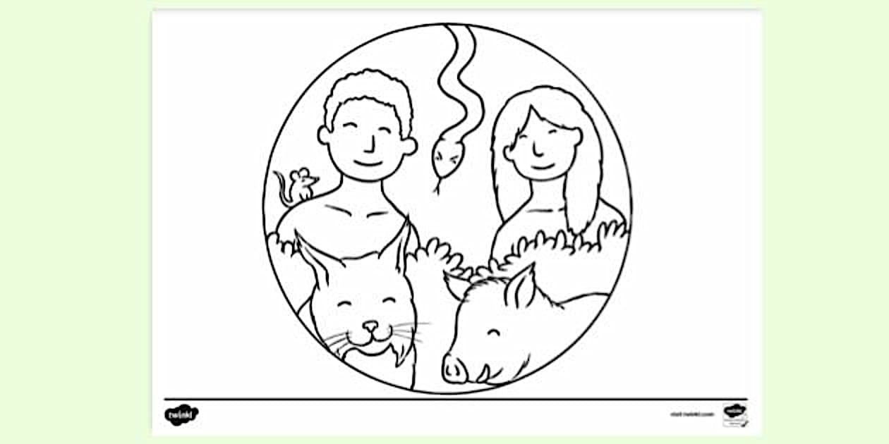 Creation Story for Kids - Colouring Page (Teacher-Made)