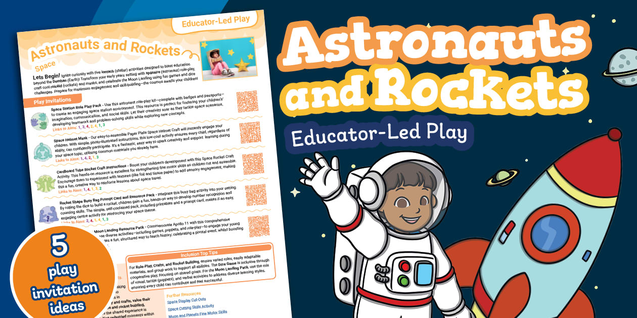 Space - Astronauts and Rockets Educator Led Play