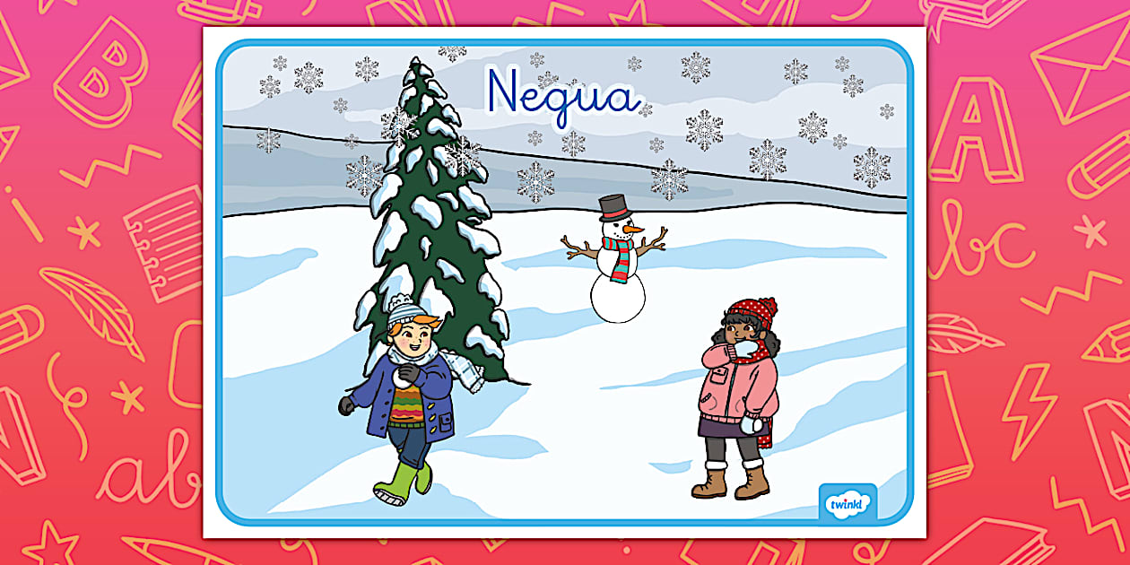 Kartela: Negua - Euskera (Teacher-Made) - Twinkl
