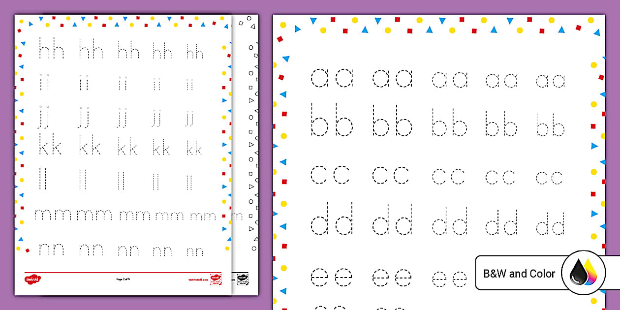 Kindergarten Writing Practice Worksheet | Twinkl USA