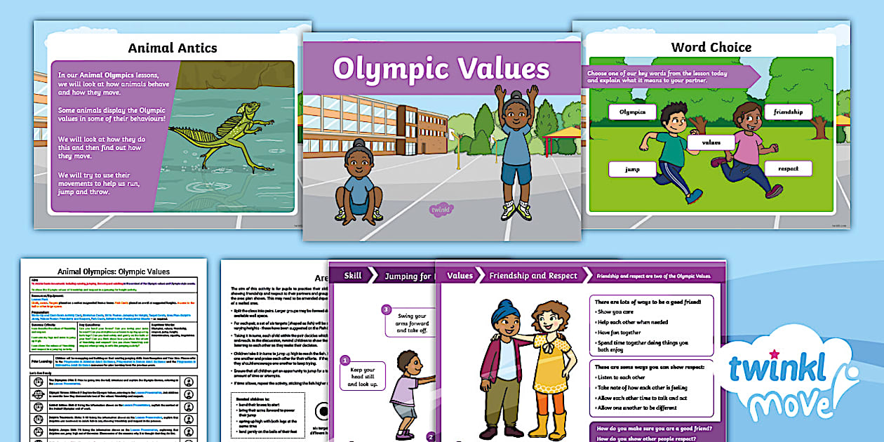 Teaching Olympic Values in PE - Year 2 - Twinkl Move PE