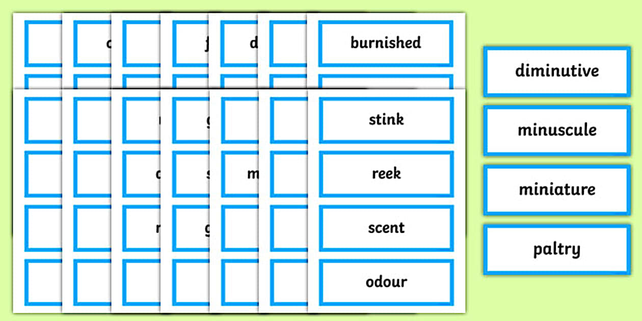 Dyslexic Synonyms Card Sorting Game (teacher made) - Twinkl