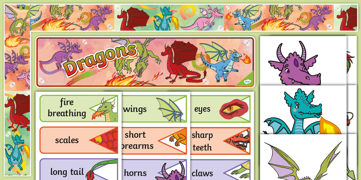 Dragons Display Pack - Twinkl - KS1 (teacher made) - Twinkl