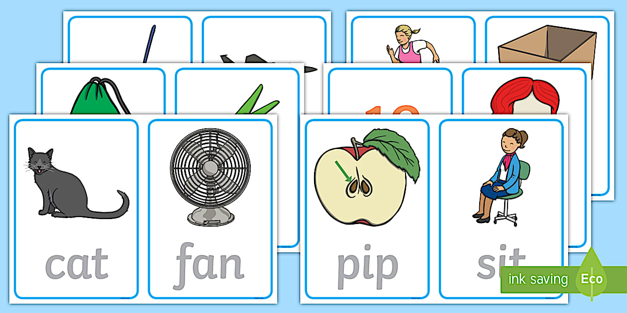 CVC Words Phoneme Trace the Word (teacher made) - Twinkl