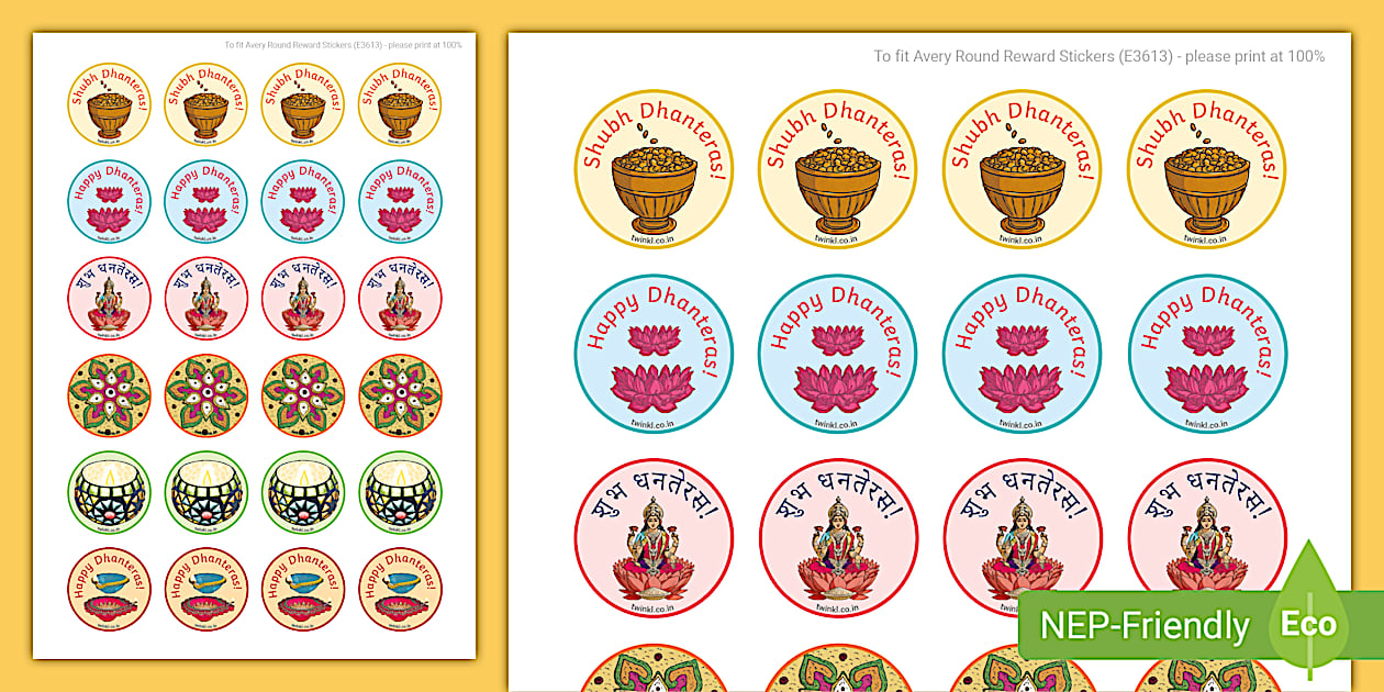 Dhanteras Stickers - Dhanteras | Twinkl Resources - Twinkl