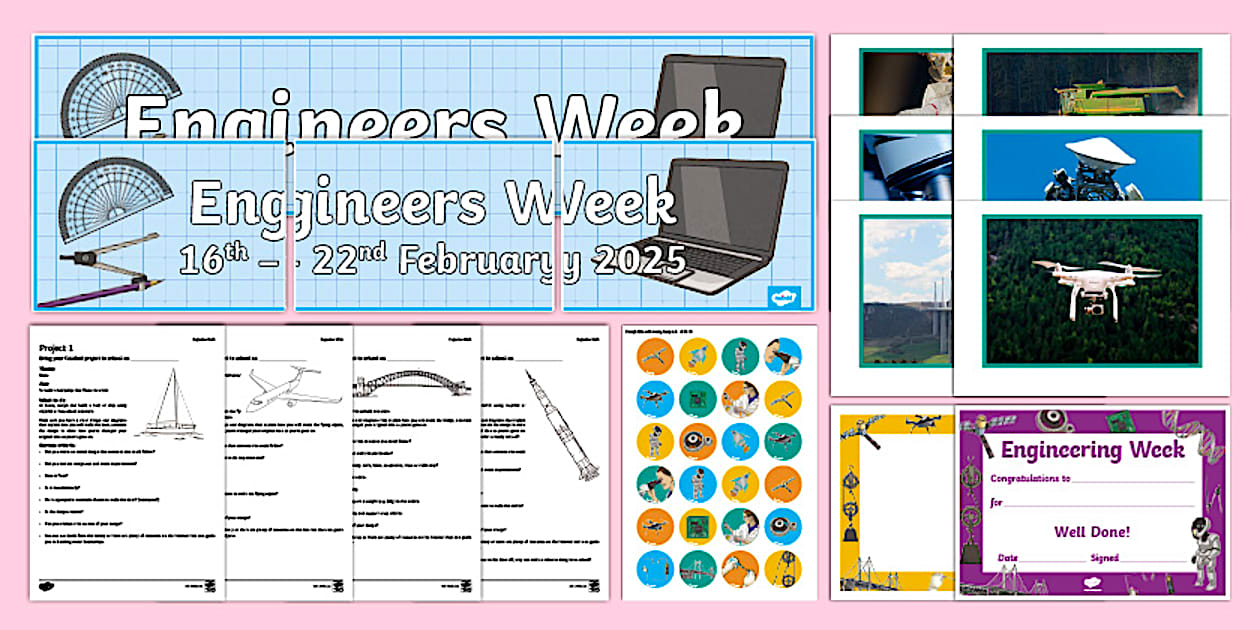 Engineering Week Resource Pack (teacher made) - Twinkl