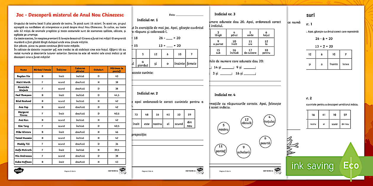 Descoperă misterul de Anul Nou Chinezesc Joc - Twinkl