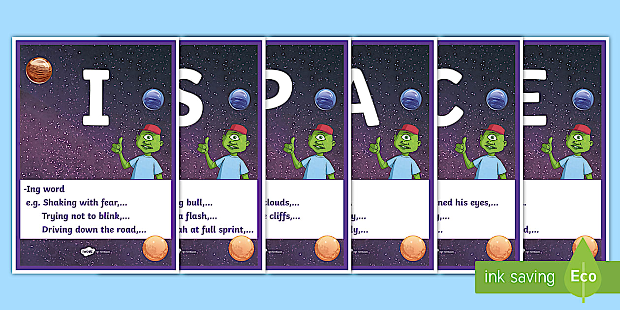 ISPACE Fronted Adverbial Display Posters (teacher made)