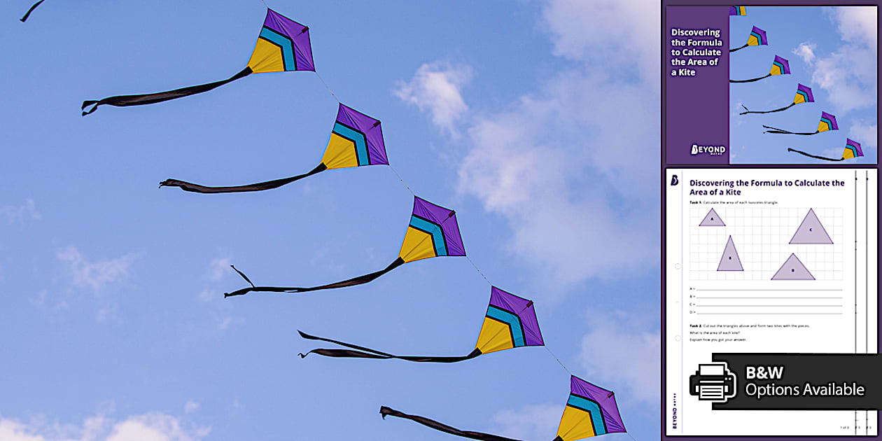 👉 How To Find the Area of a Kite Walkthrough | Twinkl