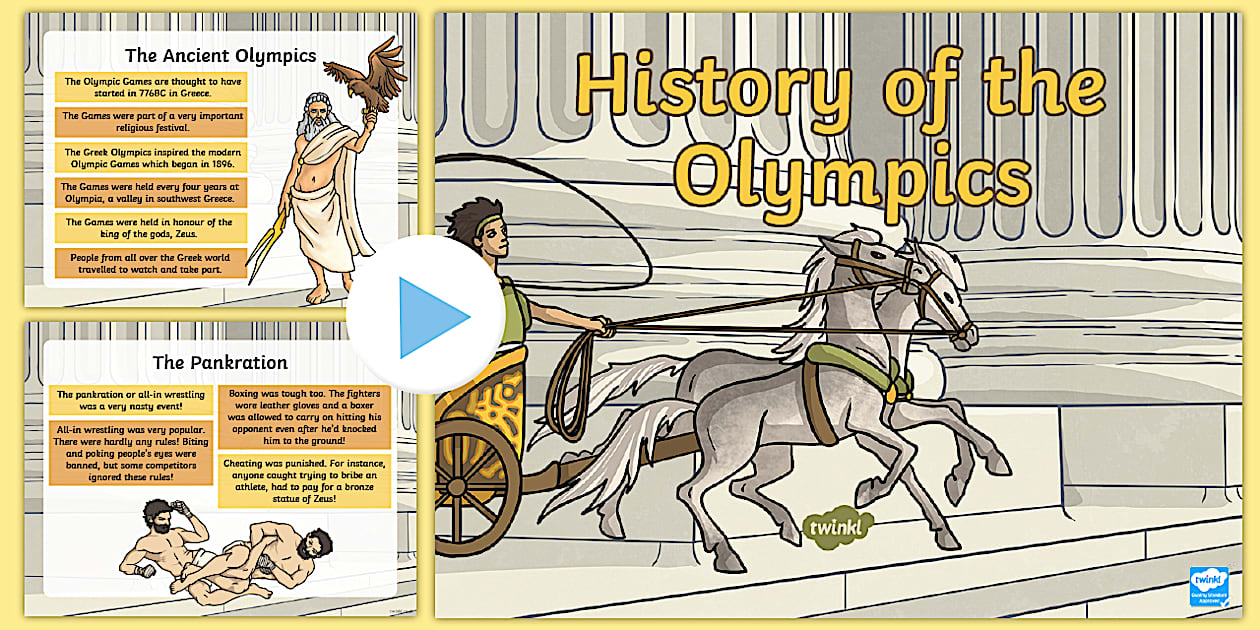 Olympics PowerPoint | Ancient Greece Olympics (teacher made)