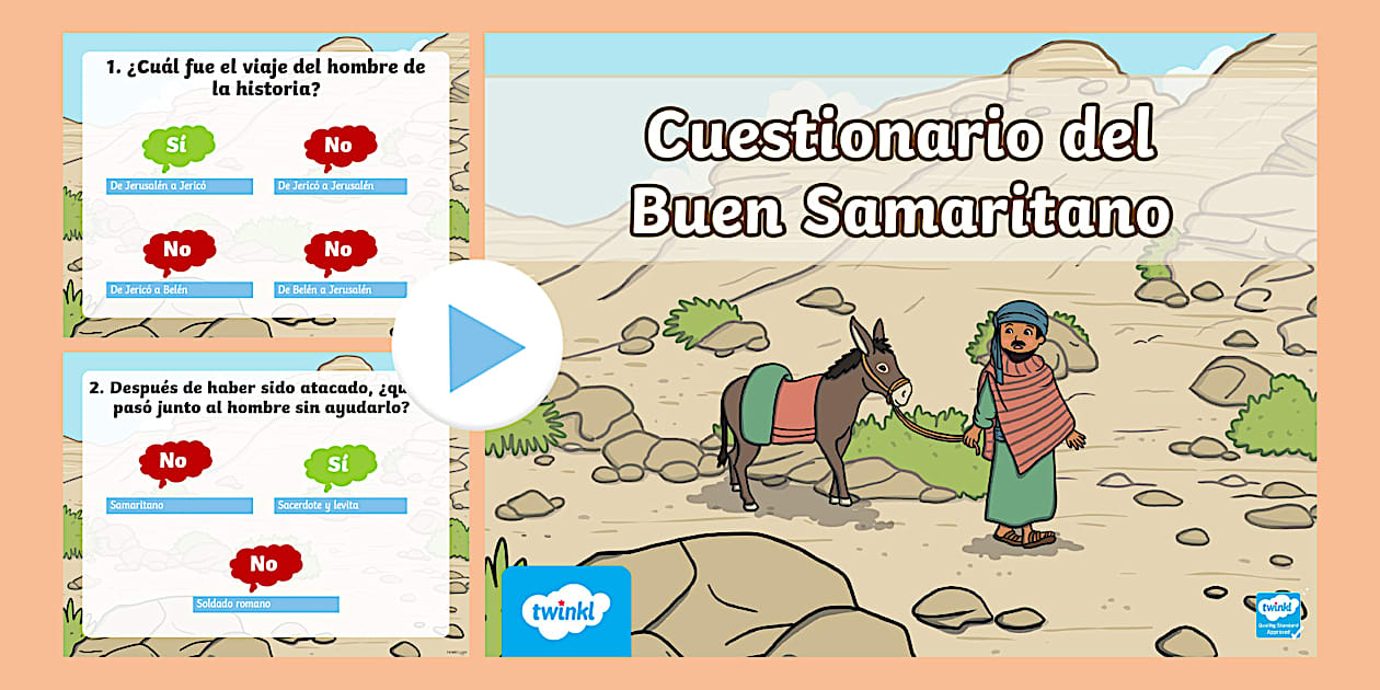 PowerPoint: Cuestionario del Buen Samaritano | Twinkl