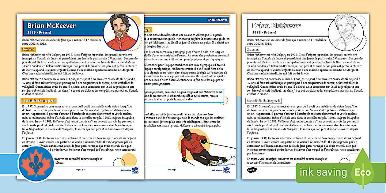 Brian McKeever Remarkable Asian Canadian Reading Comp.