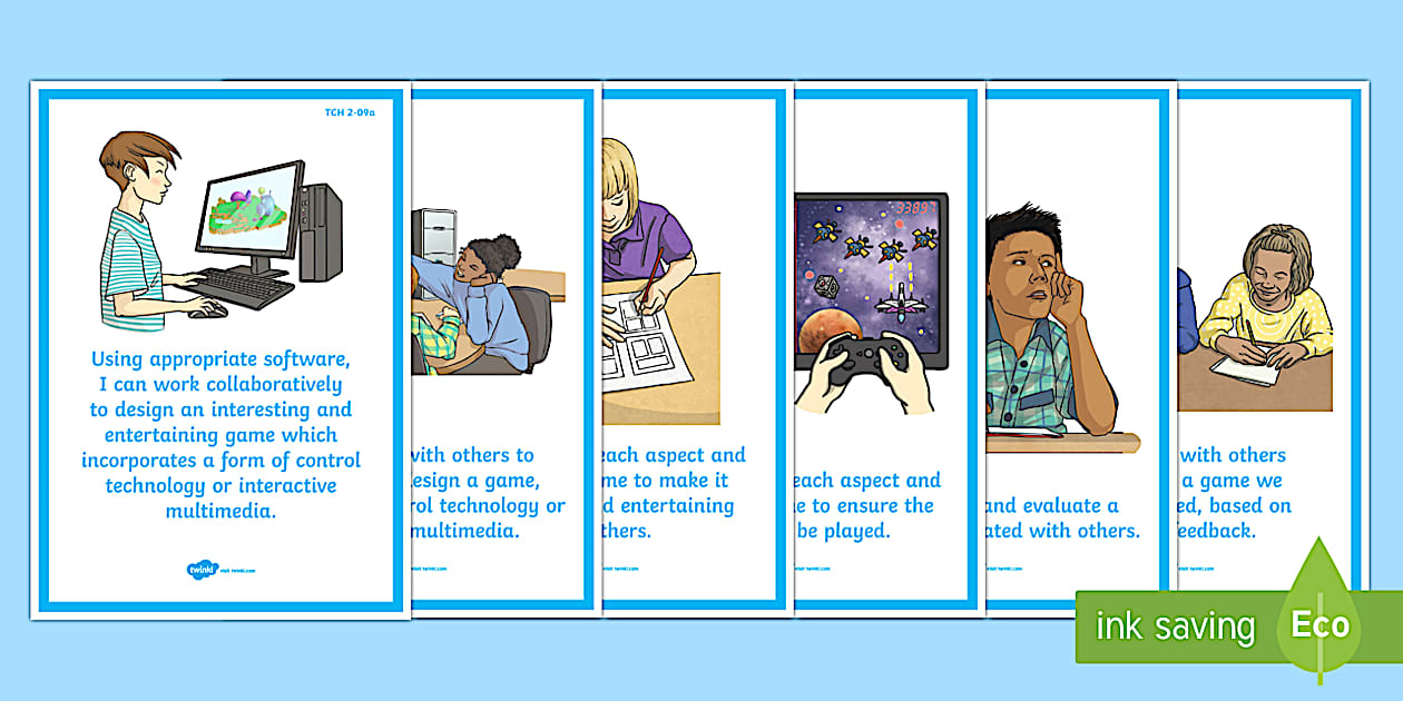 Game Design Statements Display Poster (teacher made)