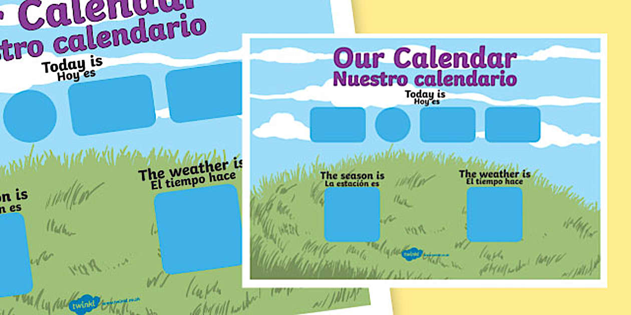 Daily Weather Calendar Weather Chart Long Date Format Spanish Translation
