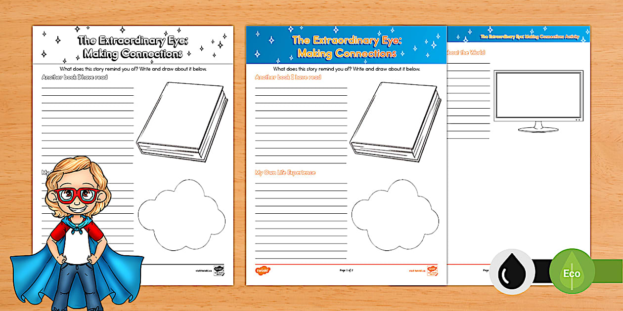 The Extraordinary Eye: Making Connections Activity - Twinkl
