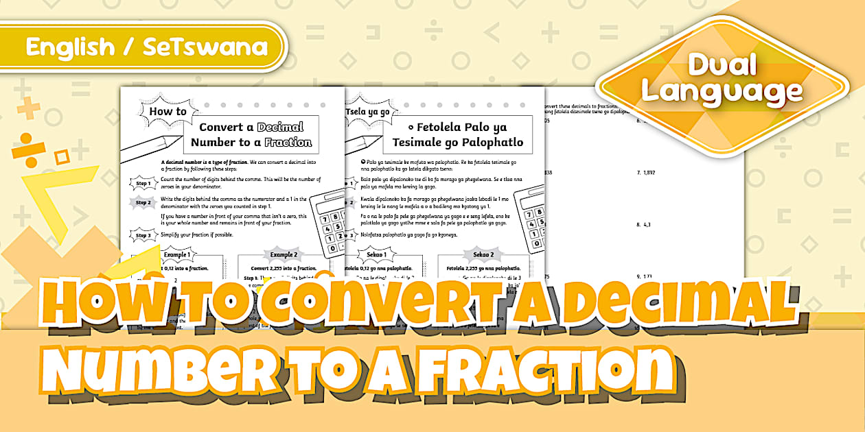 Grade 7 - Maths - Term 2 - How to Convert a Decimal Number to a Fraction