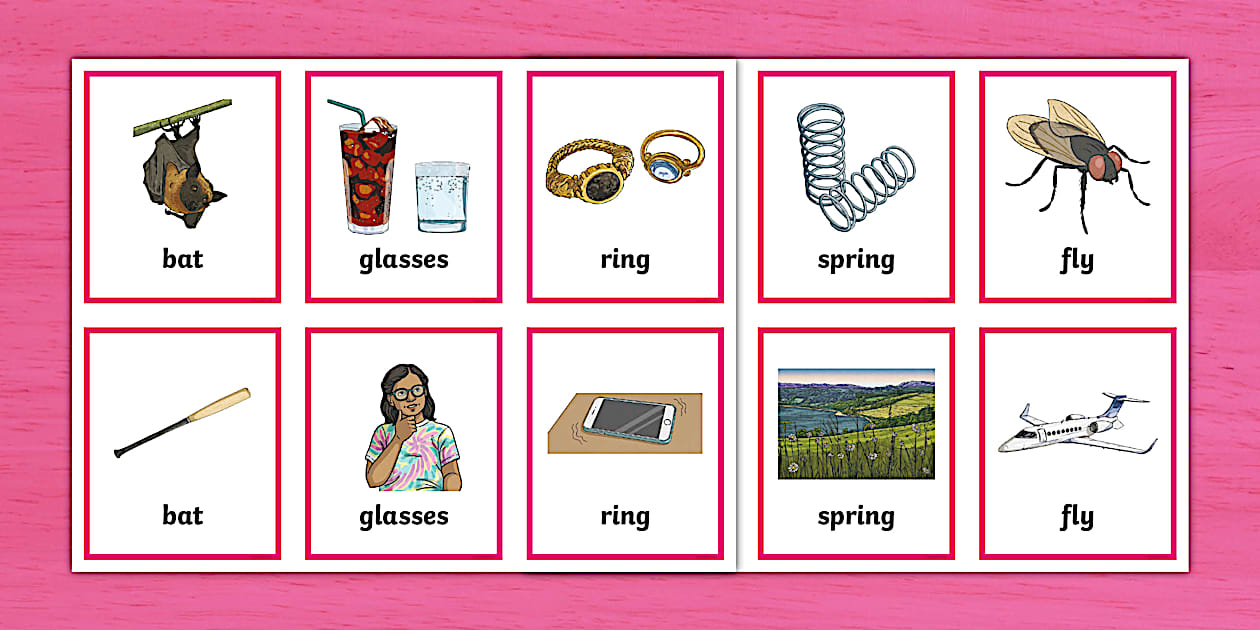 Multiple Meaning Words with Pictures I Twinkl Canada
