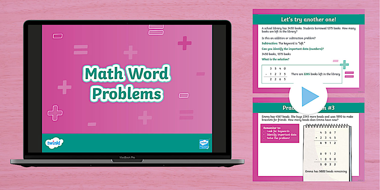 Grade 4 Addition & Subtraction Word Problems PPT
