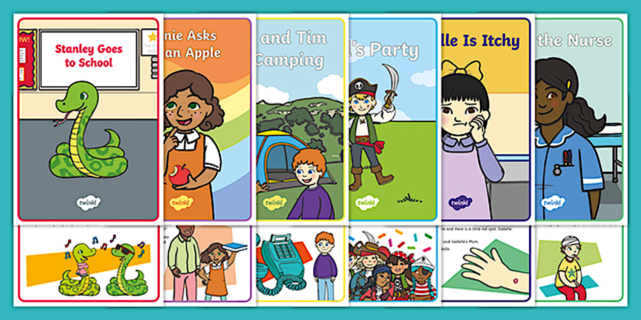 SATPIN Initial Sound Stories (teacher made) - Twinkl