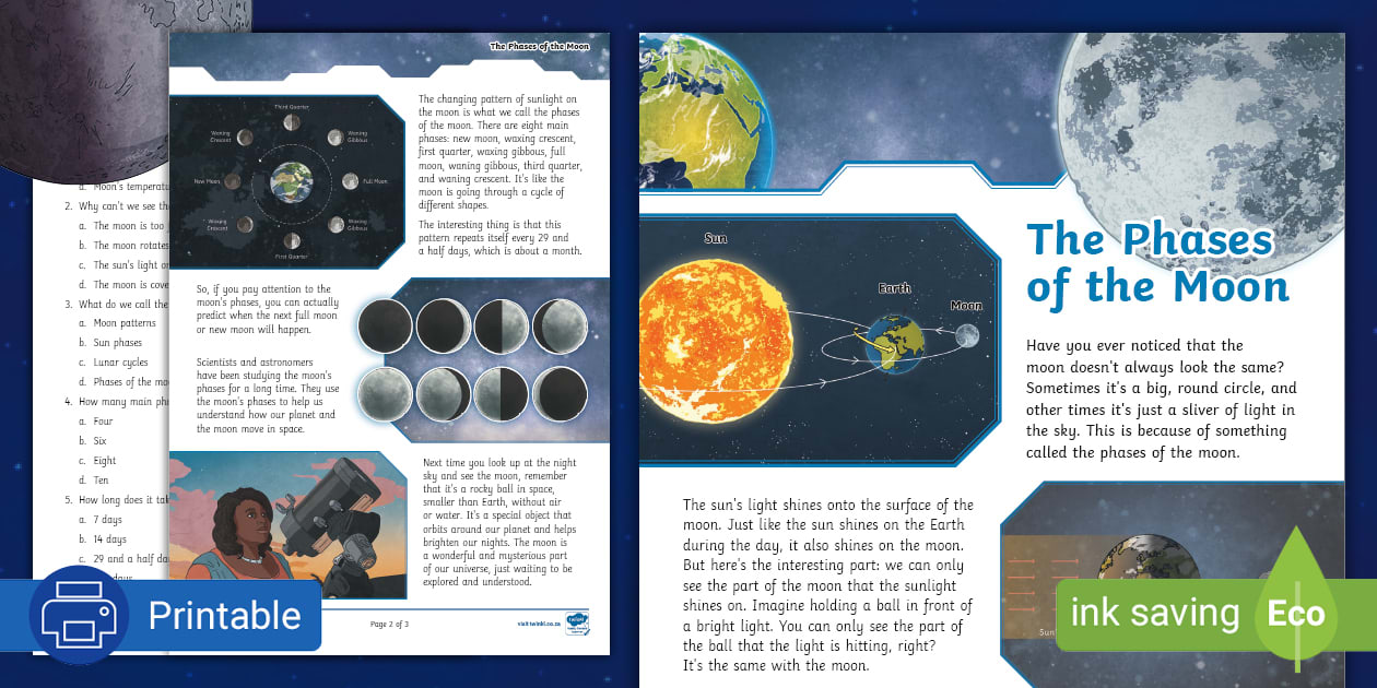 The Phases of the Moon