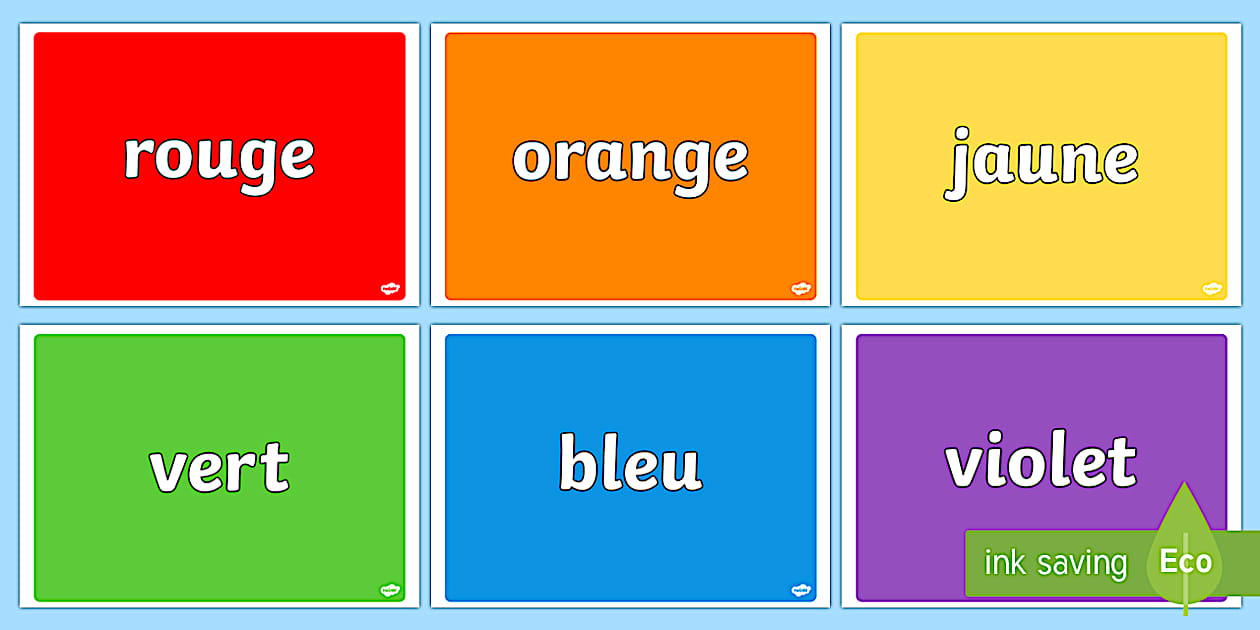 Colours Photo Pack French (teacher made) - Twinkl