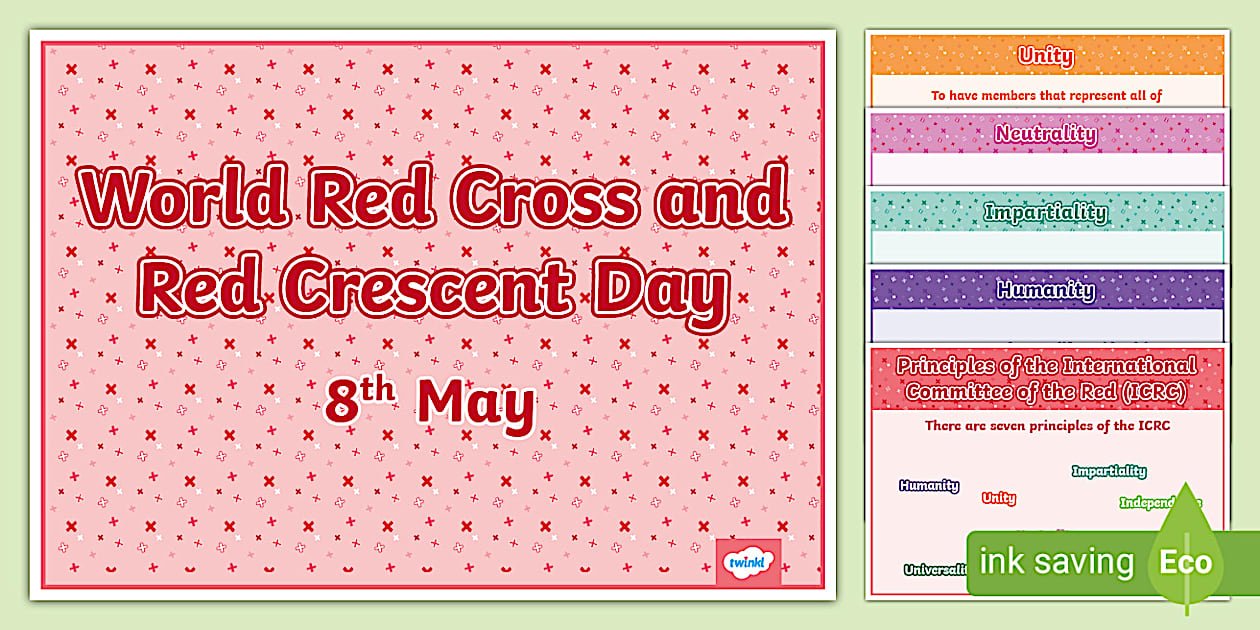 World Red Cross and Red Crescent Day (Display Posters)