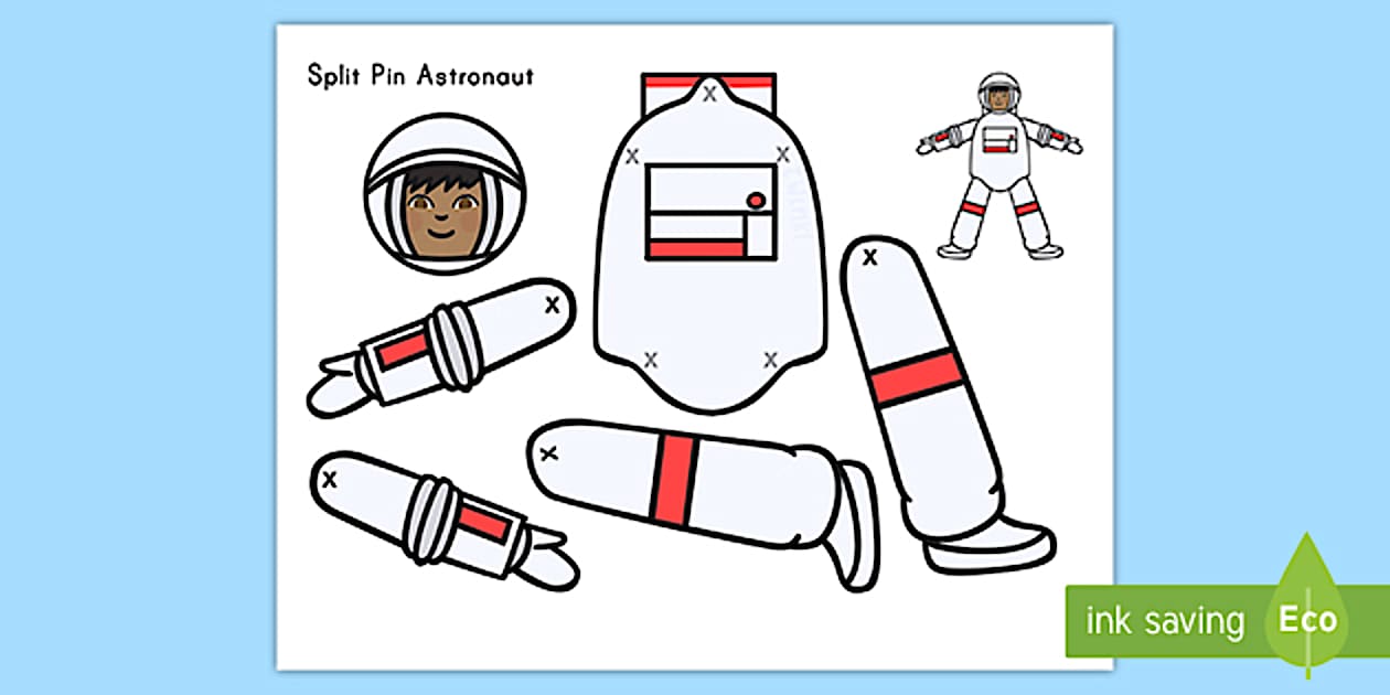 Printable Astronaut Craft | Moon Day | Twinkl USA - Twinkl