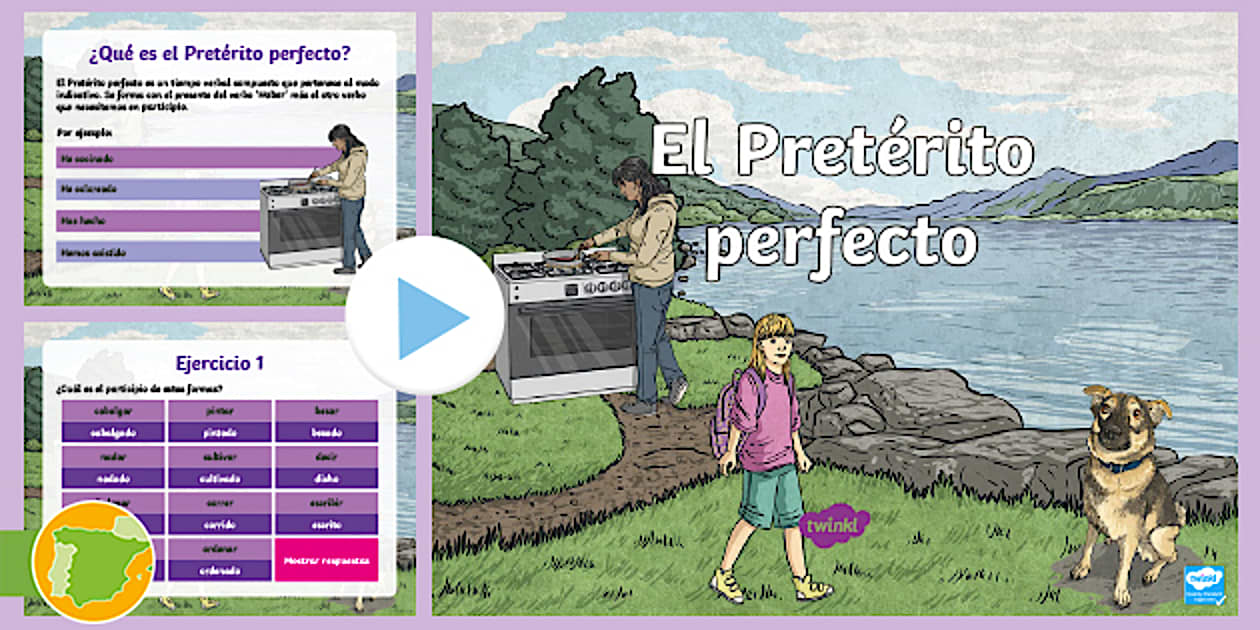 Presentación: El Pretérito perfecto - Twinkl