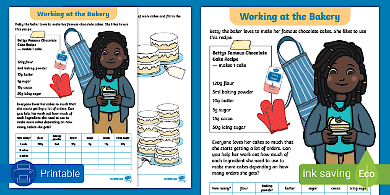 Working With Money Activity | At The Bakery | South Africa