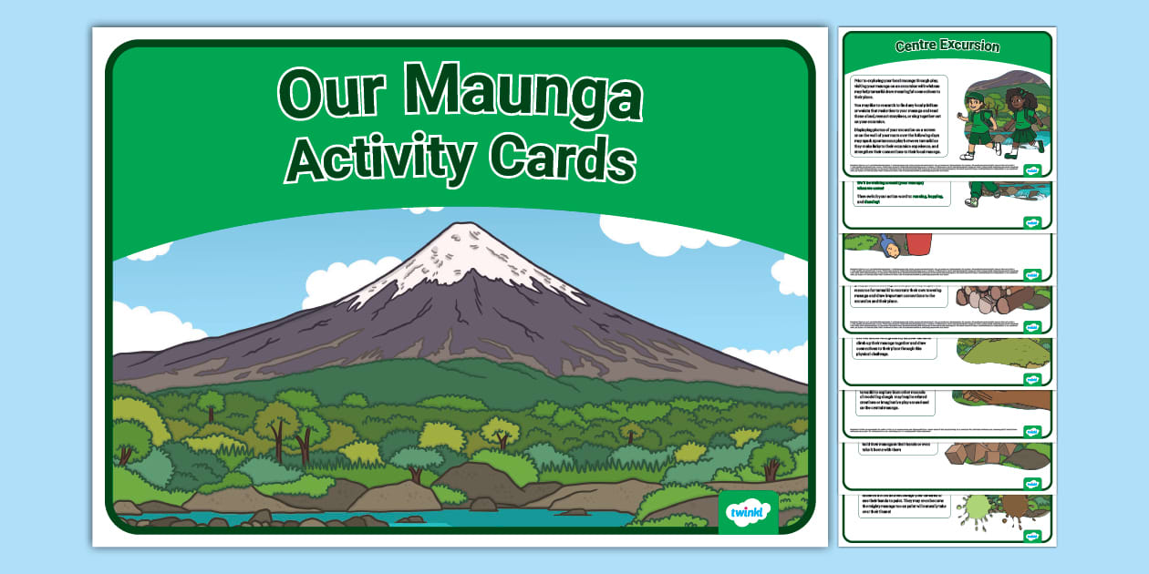 Our Maunga Activity Cards
