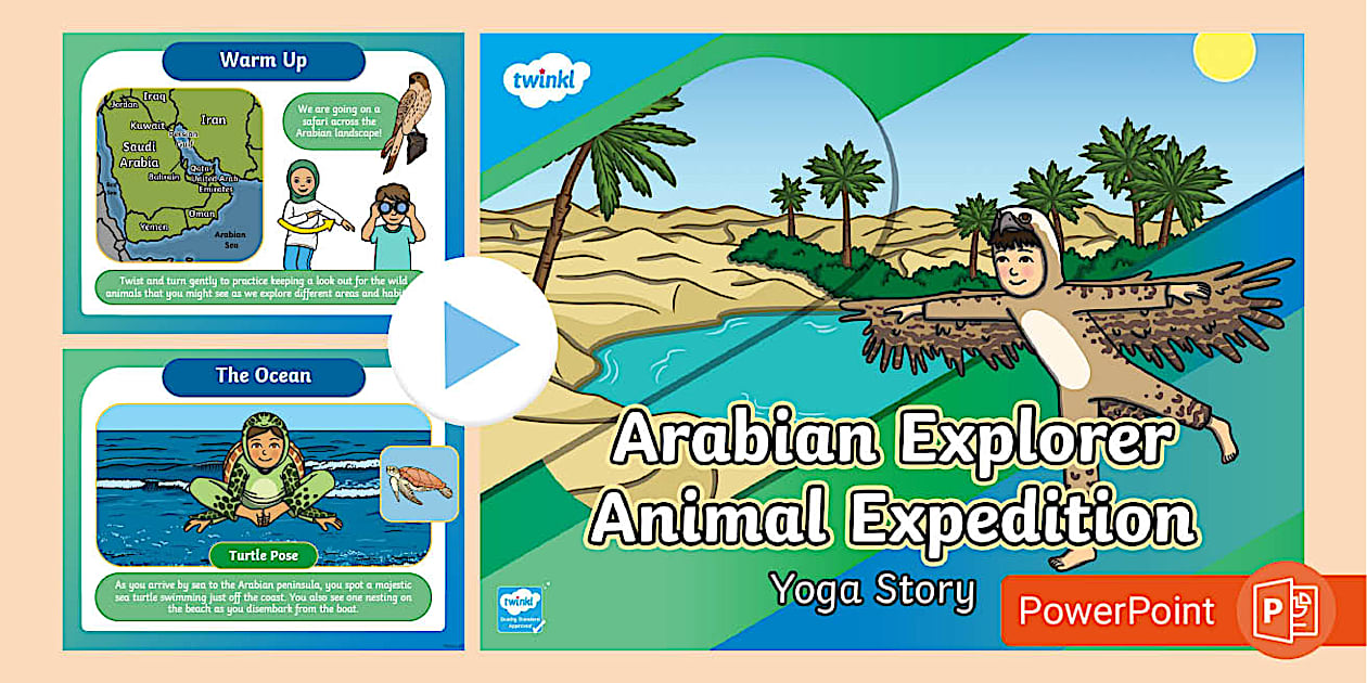 Arabian Explorer Animal Expedition - Yoga Story - Twinkl