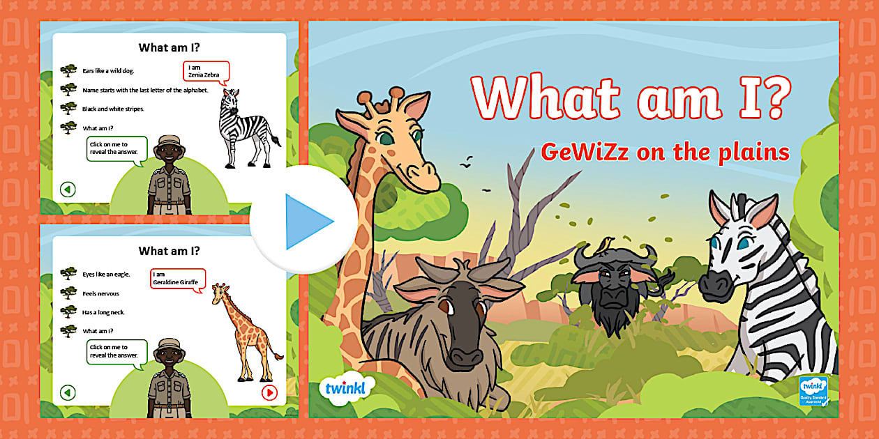 GeWiZz on the Plains: Who am I ?: Game (teacher made)