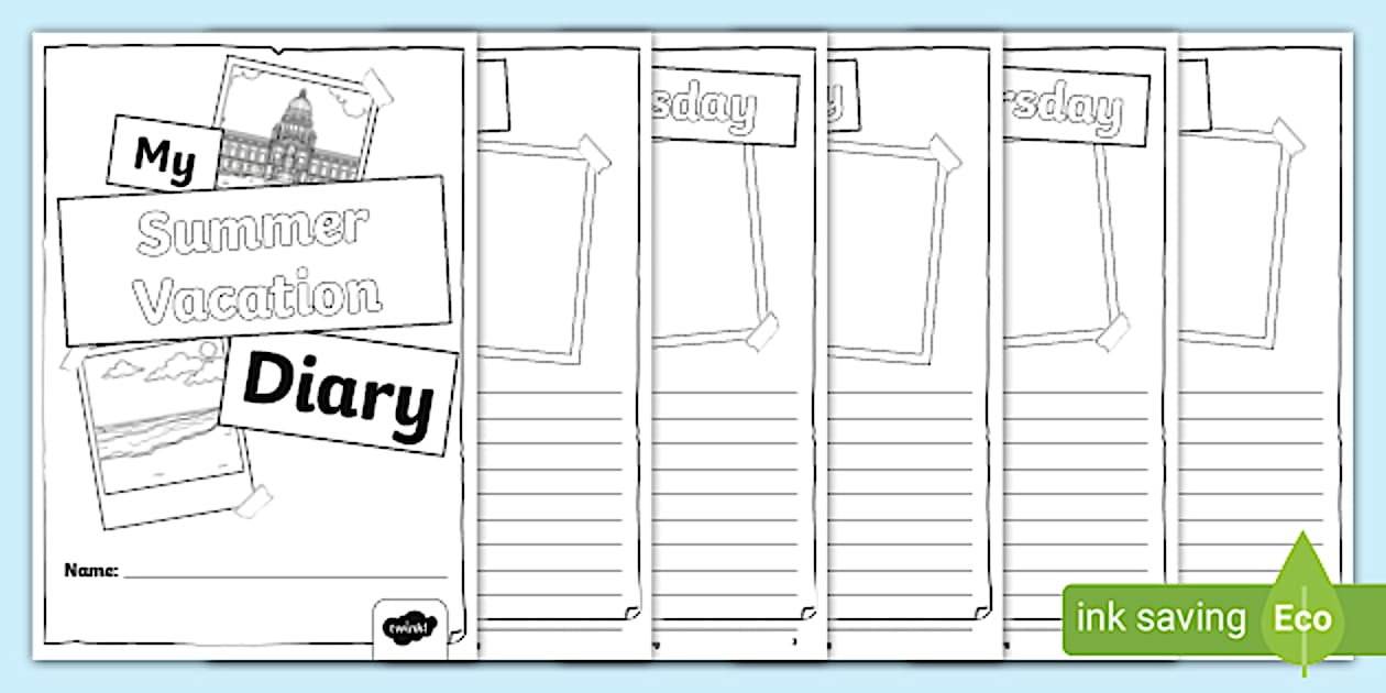 'My Summer' Writing Journal | Free Download | Twinkl