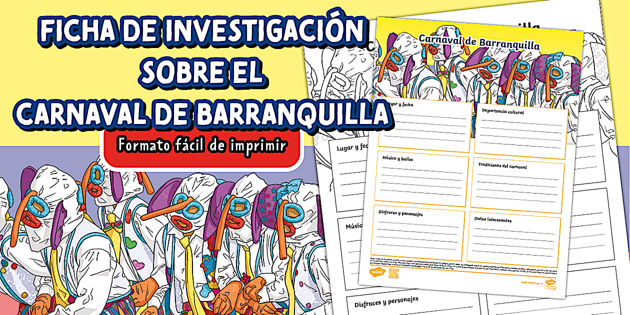 * NEW * Ficha de investigación: Carnaval de Barranquilla