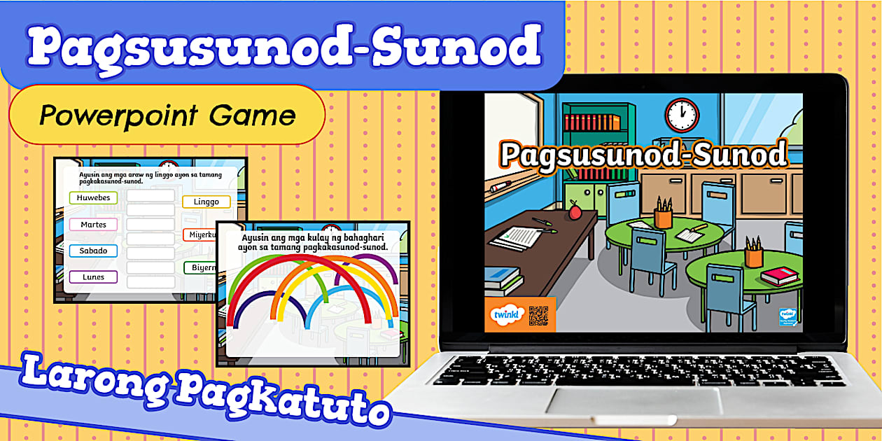 Pagsusunod-Sunod | Kinder | Twinkl PH