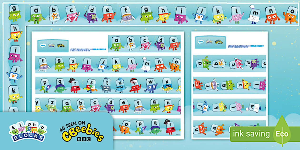 FREE! - Alphablocks: Display Border - Twinkl